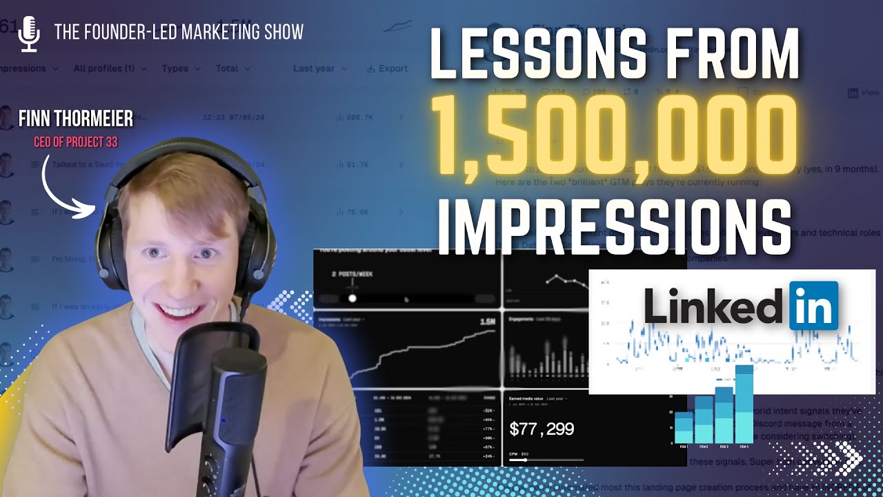 LinkedIn Performance 2024: Lessons from 1.5M Impressions · Project 33